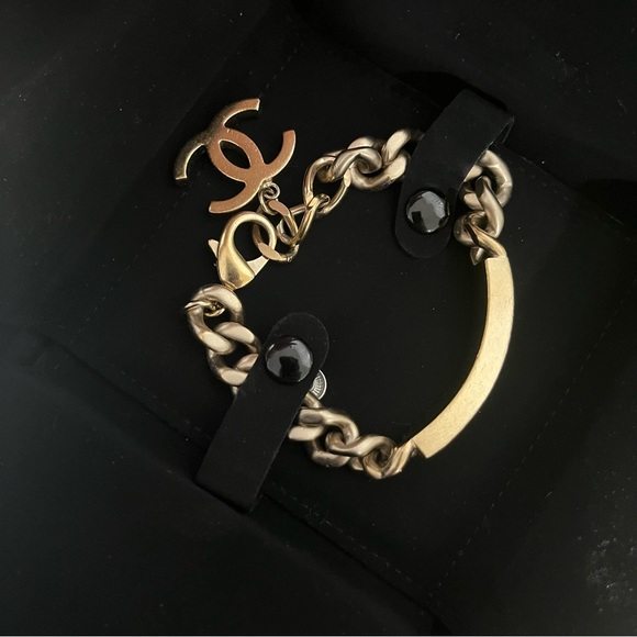 CHANEL | Jewelry | Chanel Plate Bracelet | Poshmark